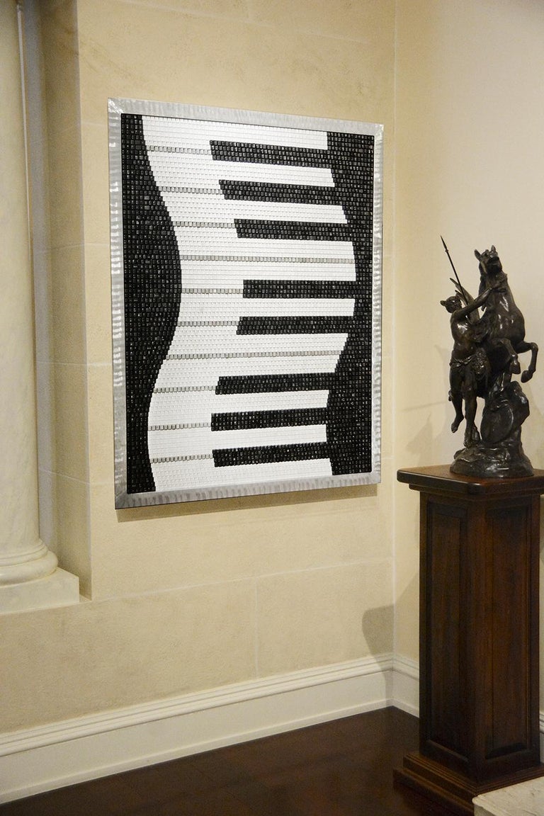 Doug Powell - Piano Keys Mosaic at 1stDibs