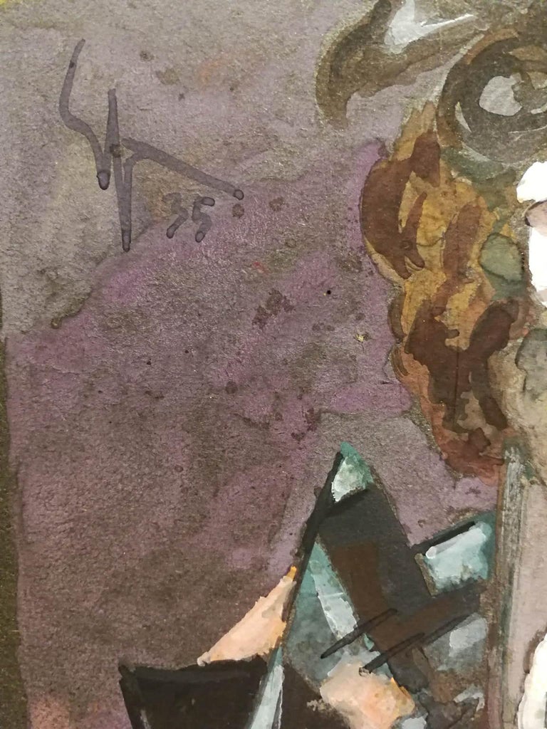 Enrico Sacchetti 1 - Enrico Sacchetti, Fashion croquis, 1935, tempera ...