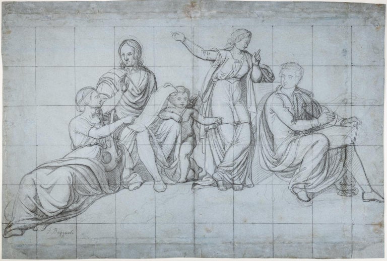 Giuseppe Bezzuoli - Giuseppe Bezzuoli Allegory Neoclassical Figurative ...