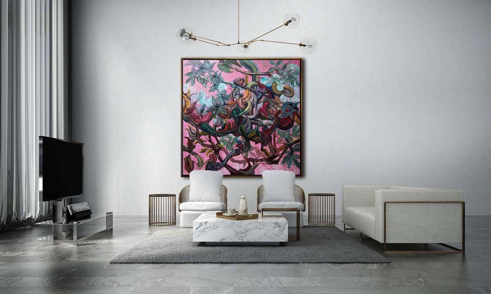 John Beard - AVIARY II by John Beard. Abstract Art, Original and Hand ...