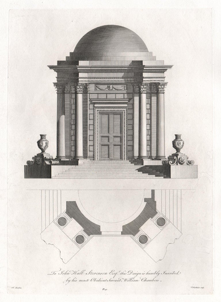 Unknown - William Chambers Georgian Architecture - Design for John Hall ...