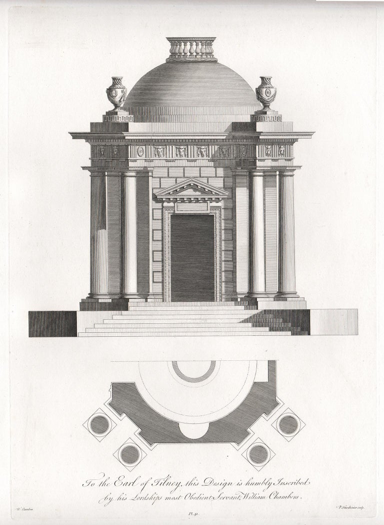 Unknown - William Chambers Georgian Architecture - Design for the Earl ...