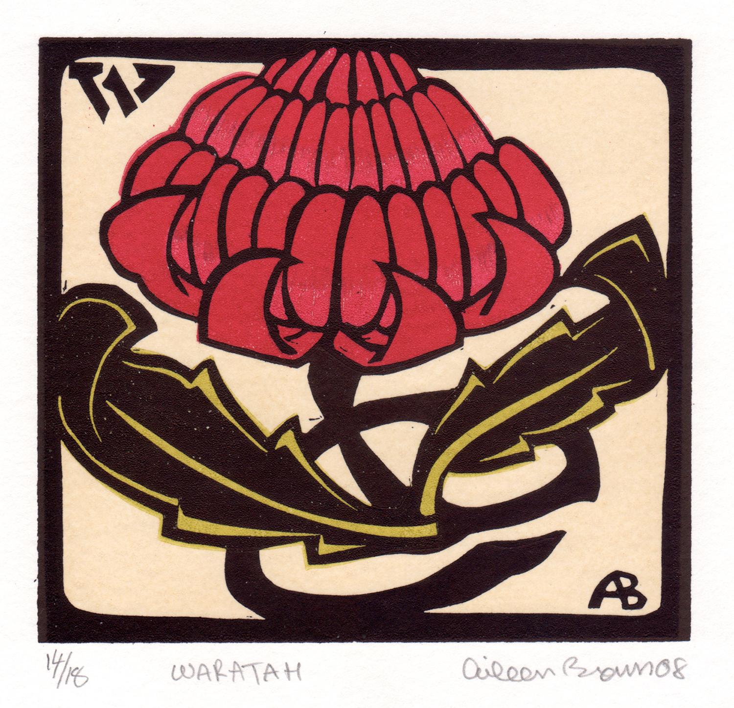 Carol Cunningham - California Poppy Still Life, Serigraph, 1960s For ...