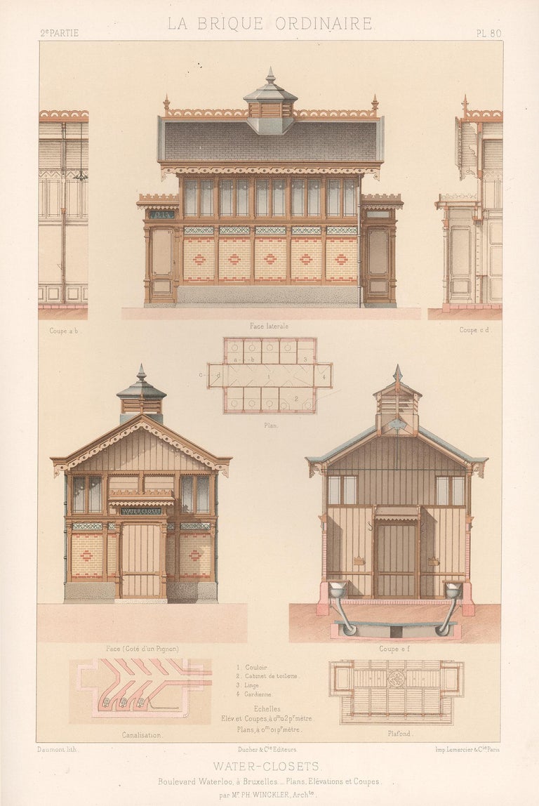19th Century Architecture Drawing