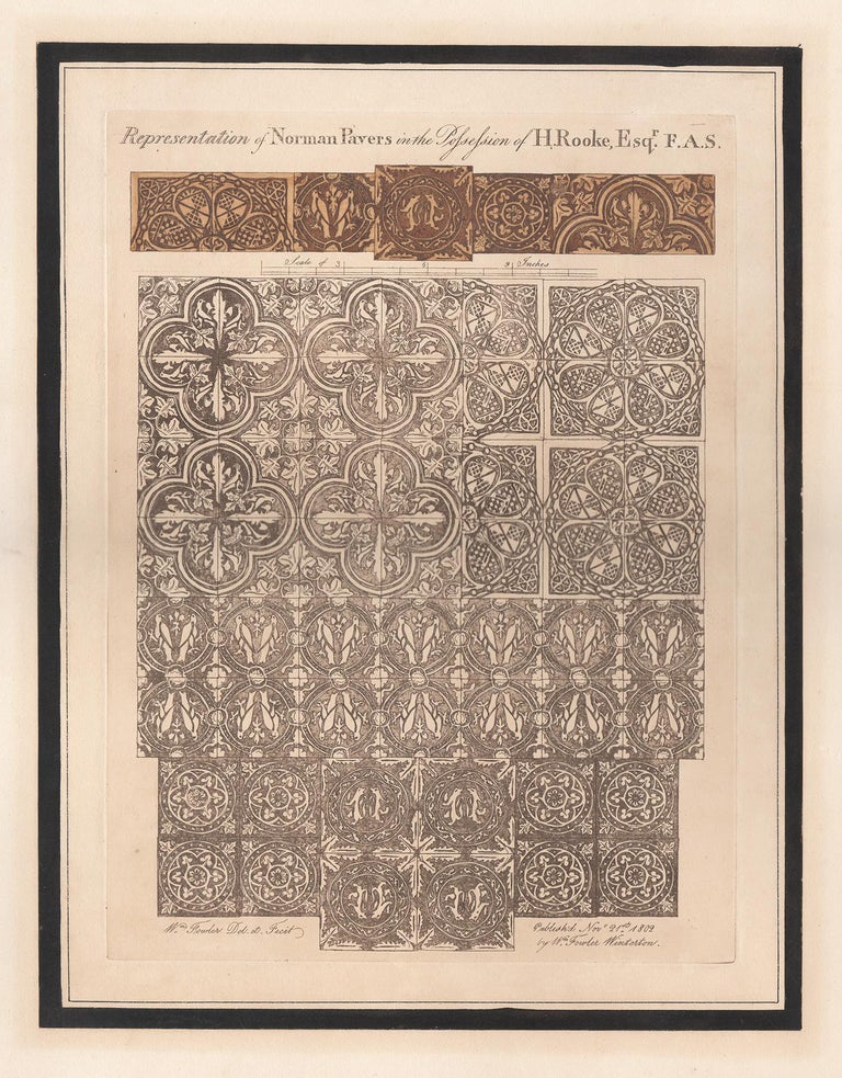 William Fowler - Representation of Norman Pavers, engraving by William ...
