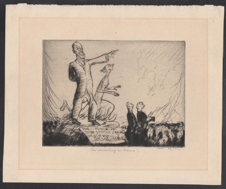 Will Dyson - An Unveiling in Vienna, Australian signed etching by Will ...