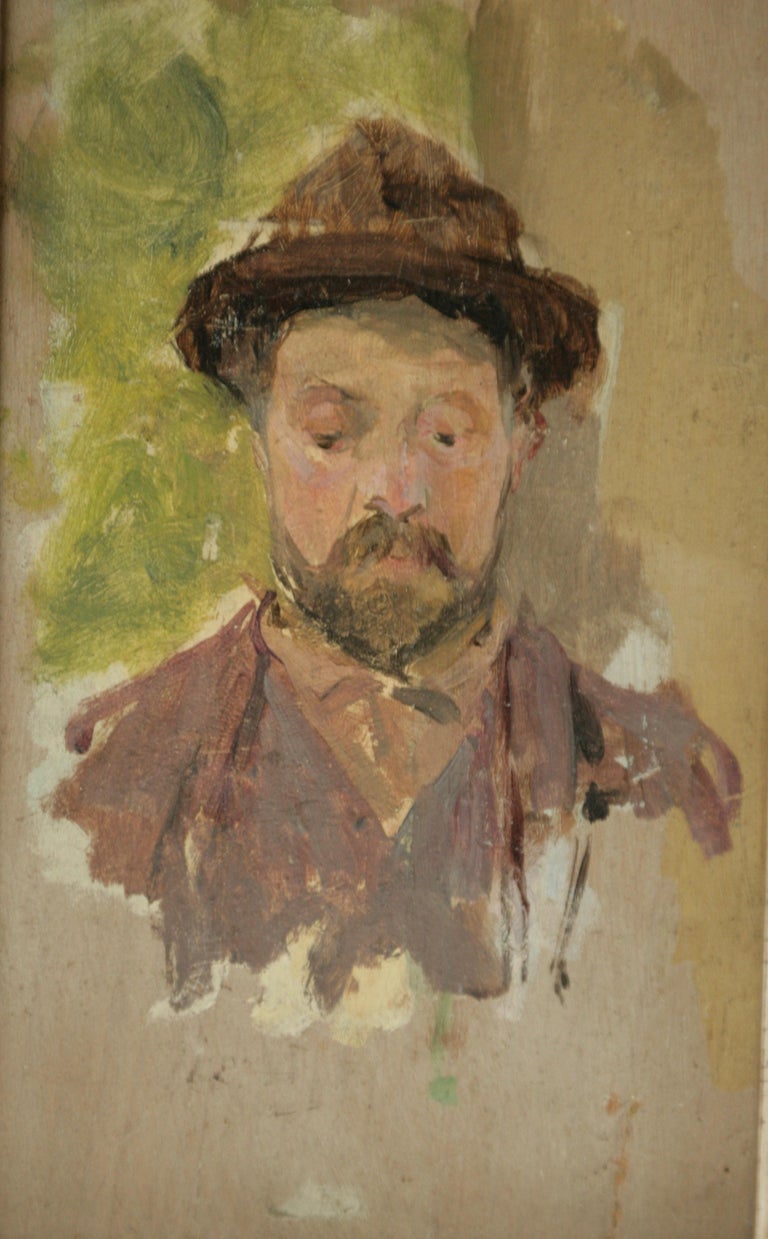 Jean-François Baudoin - 4 oil sketches that came directly from the ...