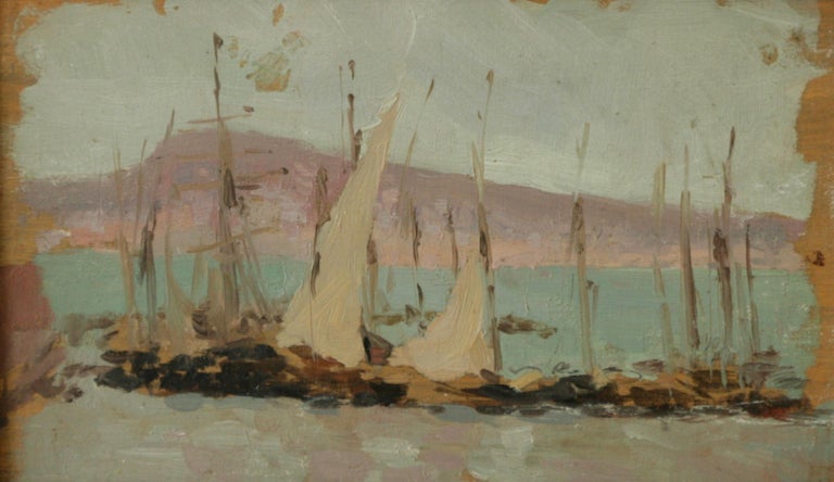 Jean-François Baudoin - 4 oil sketches by Jean Frank Baudoin at 1stDibs