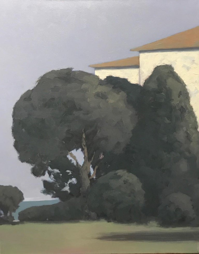 Brian Sindler - Untitled (Trees in front of house) at 1stDibs