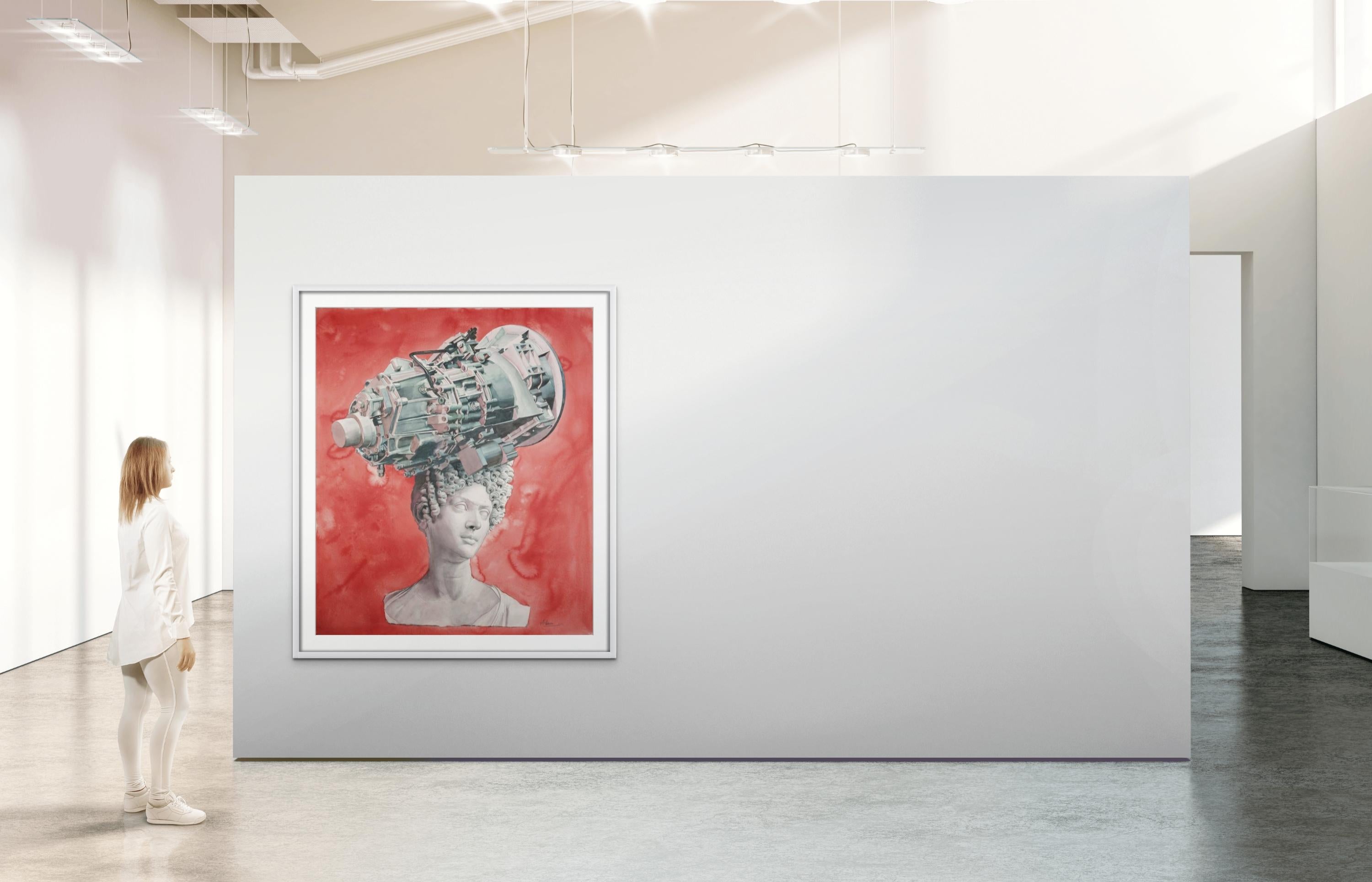 Alain Pino - Figurative vs. Abstract Portrait in Watercolor by Cuban ...