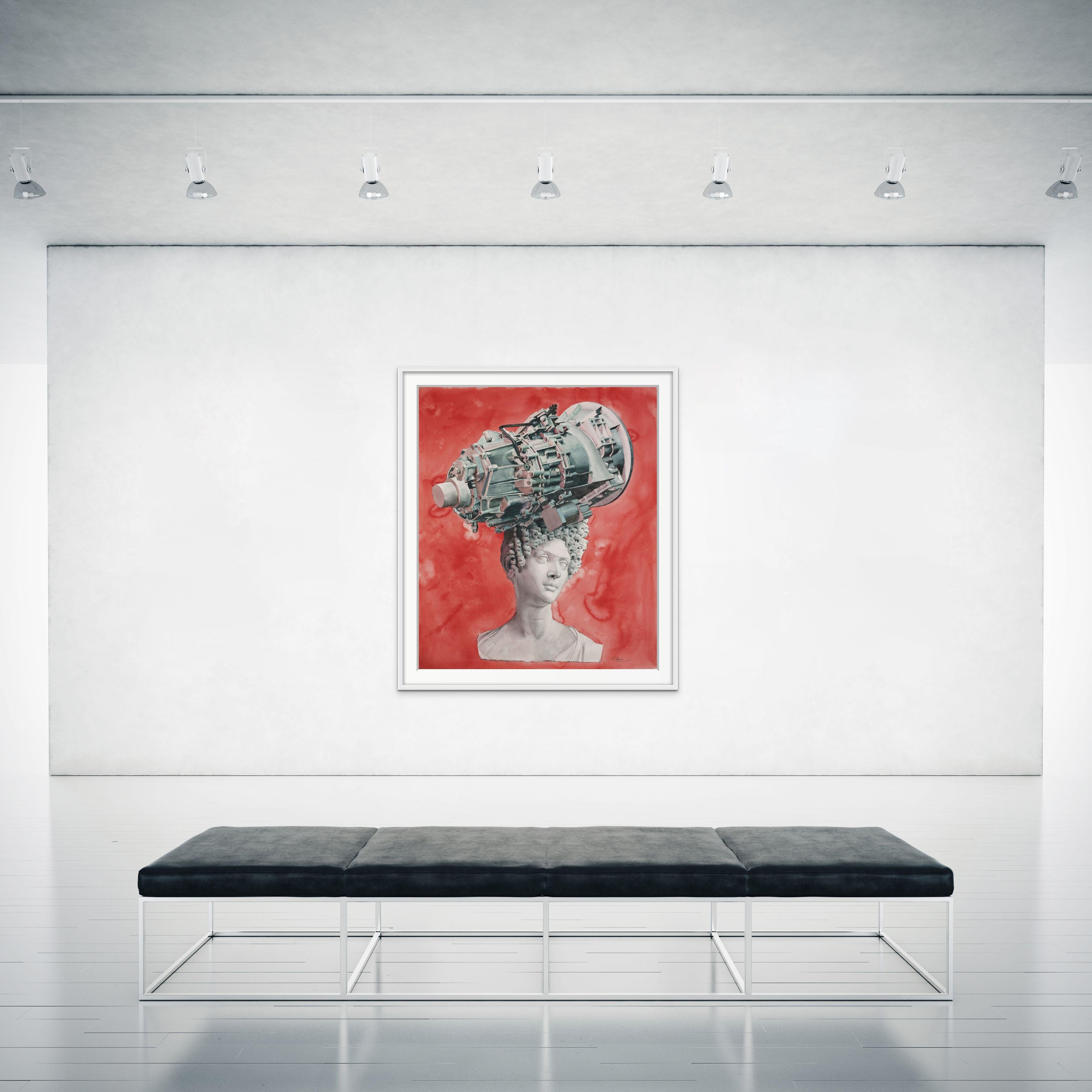 Alain Pino - Figurative vs. Abstract Portrait in Watercolor by Cuban ...