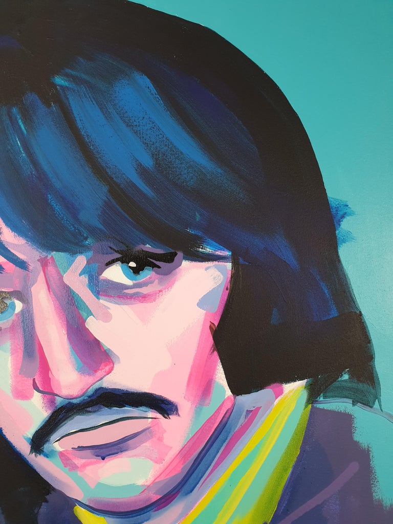 Tim Fowler - Ringo - Ringo Starr, The Beatles, Pop Art, Acrylic, Enamel ...