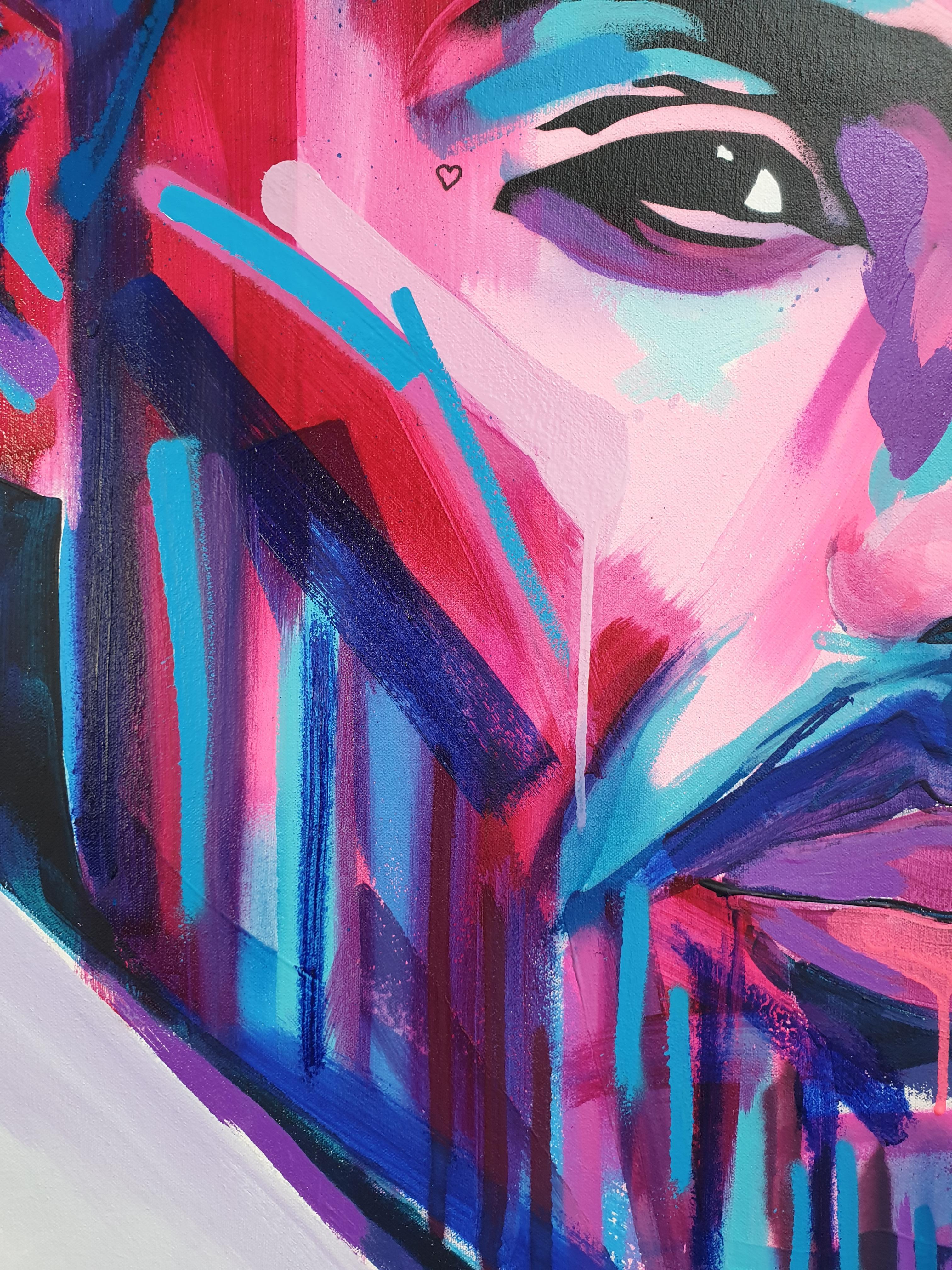 Tim Fowler - Idris Elba - Acrylic, Spray Paint, Modern Art ...