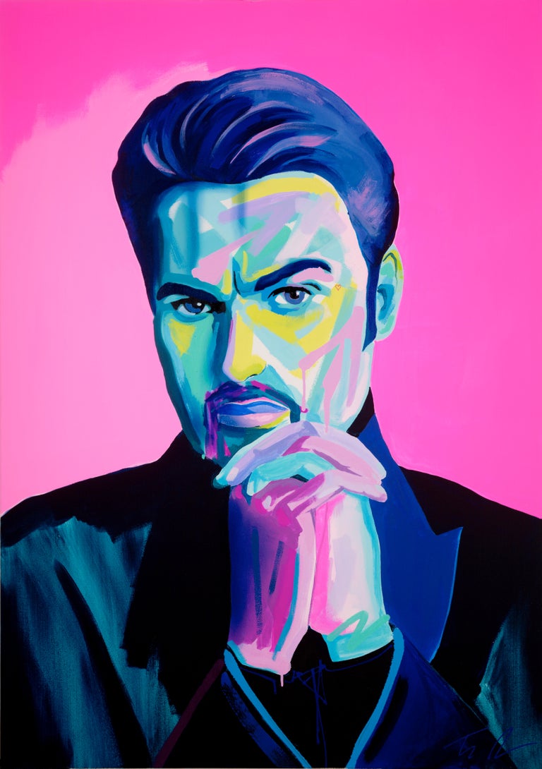 Tim Fowler - George Michael - Acrylic, Modern Art, Contemporary Art ...