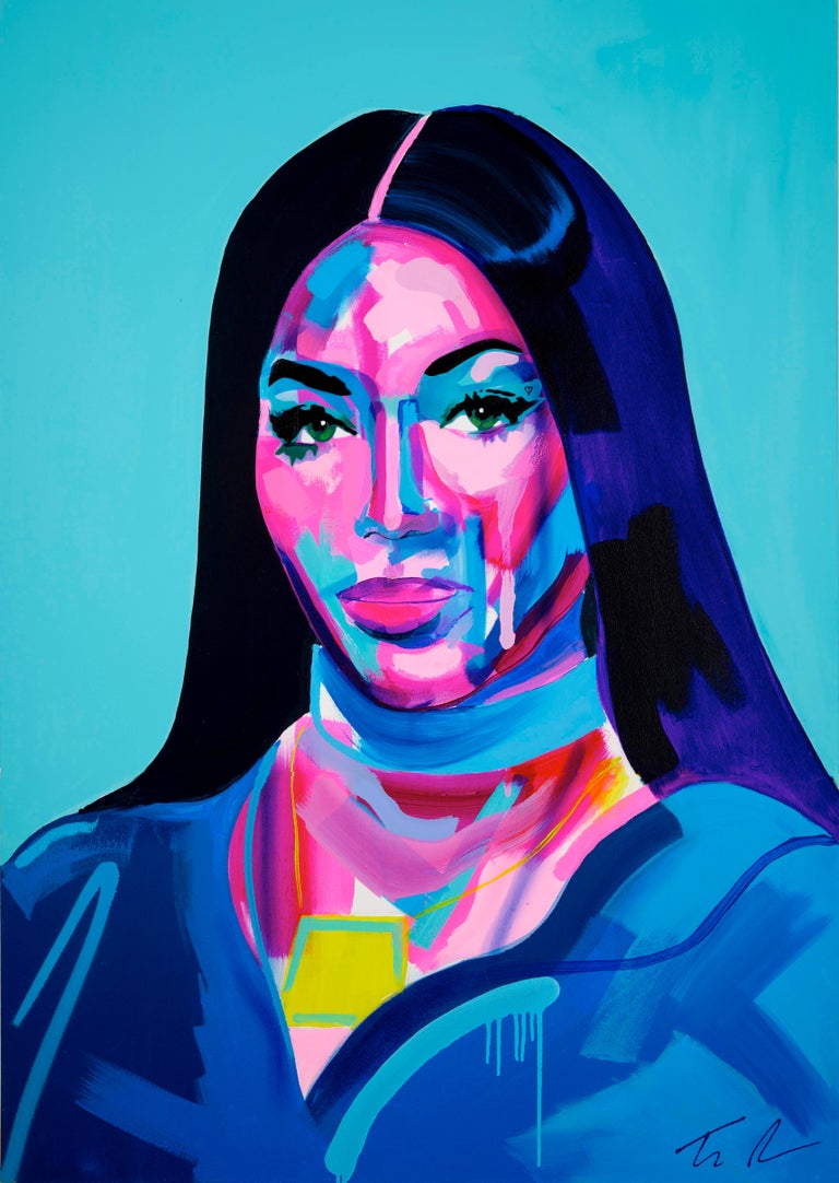 Tim Fowler - Naomi Campbell - Acrylic, Modern Art, Contemporary Art ...