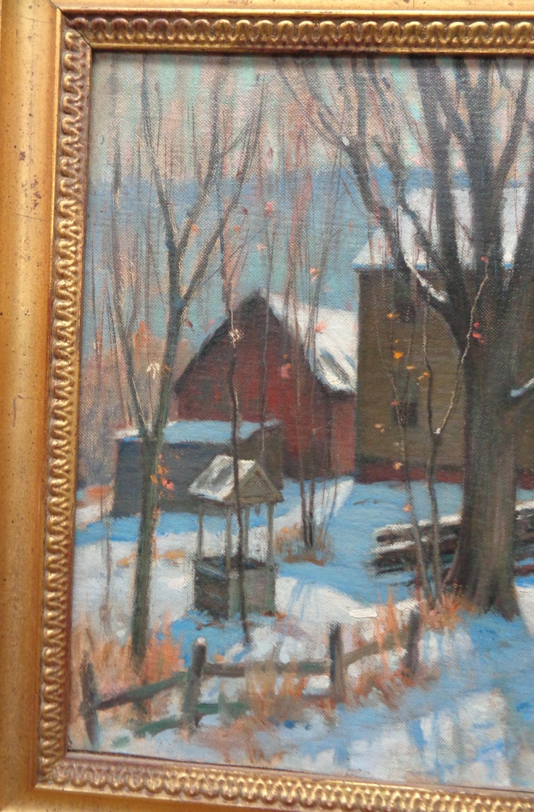 Junius Allen - Junius Allen Salmagundi Club oil painting The Upland ...