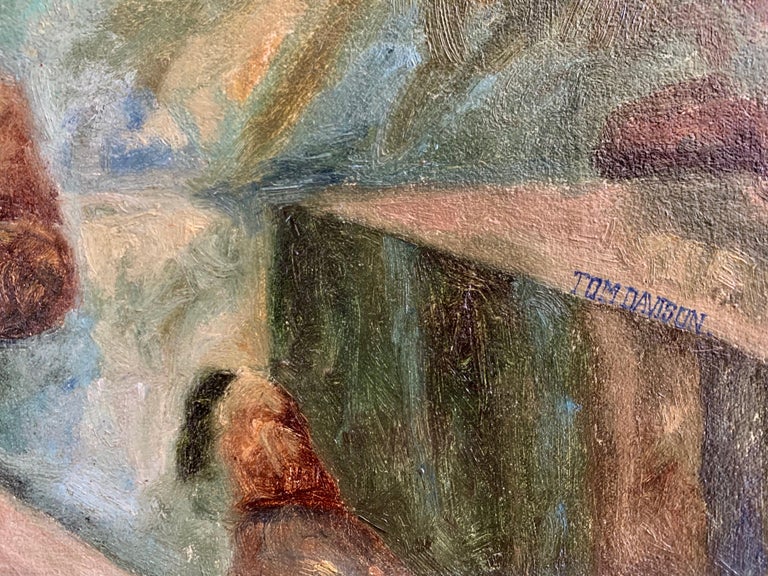 Thomas Davison - Tom Davison "Morning Rush", Oil on board For Sale at ...