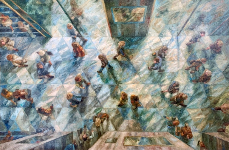 Thomas Davison - Tom Davison "Morning Rush", Oil on board For Sale at ...