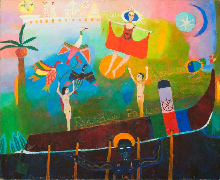 Peter Aspell - Paradiso, Contemporary, Abstract, Dream, Landscape For ...