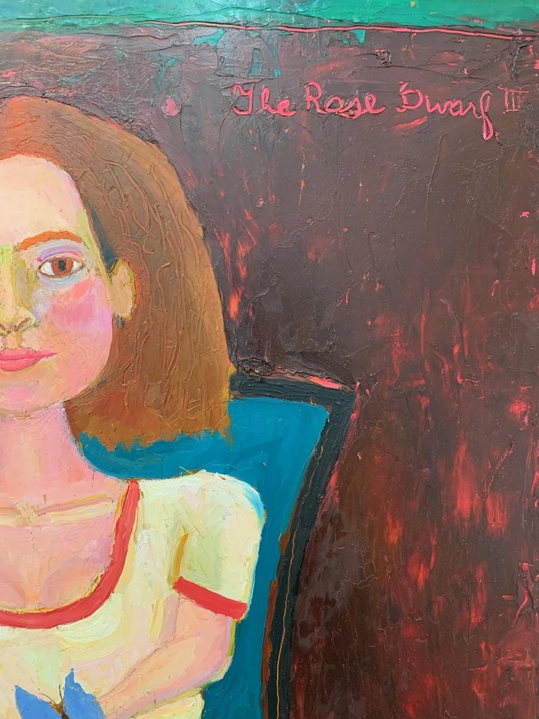 Peter Aspell - The Rose Dwarf, Contemporary, Figurative, Portrait ...