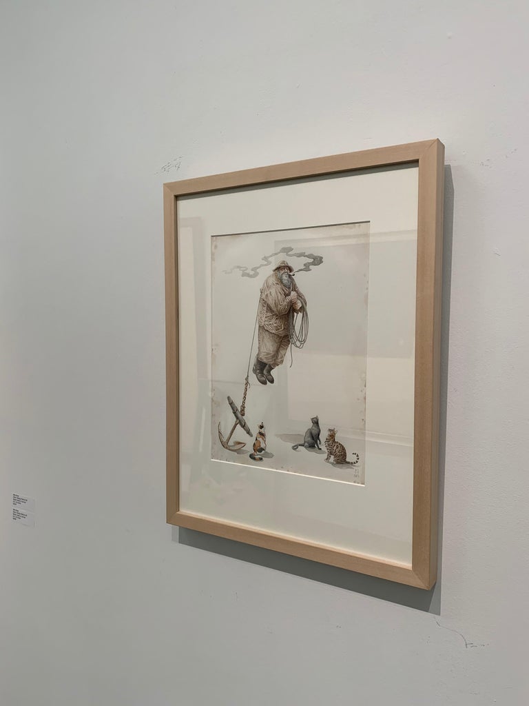 Paul Morstad - "Captain Cat," Narrative, Figurative, Watercolour on ...