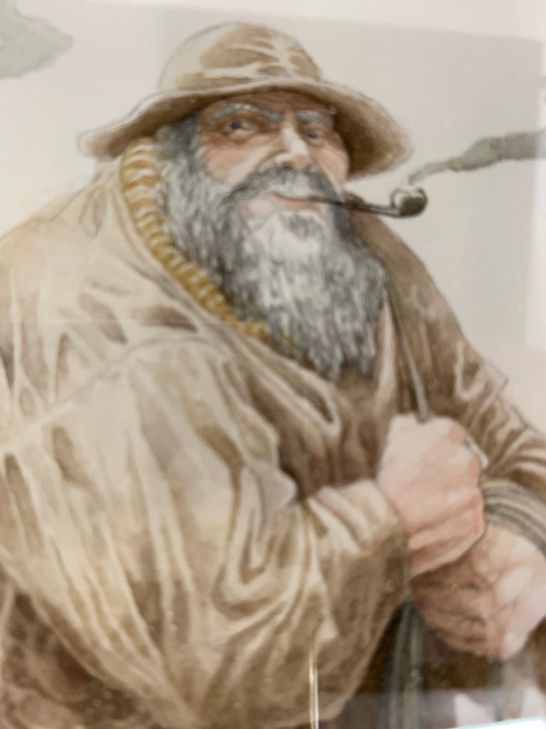 Paul Morstad - "Captain Cat," Narrative, Figurative, Watercolour on ...