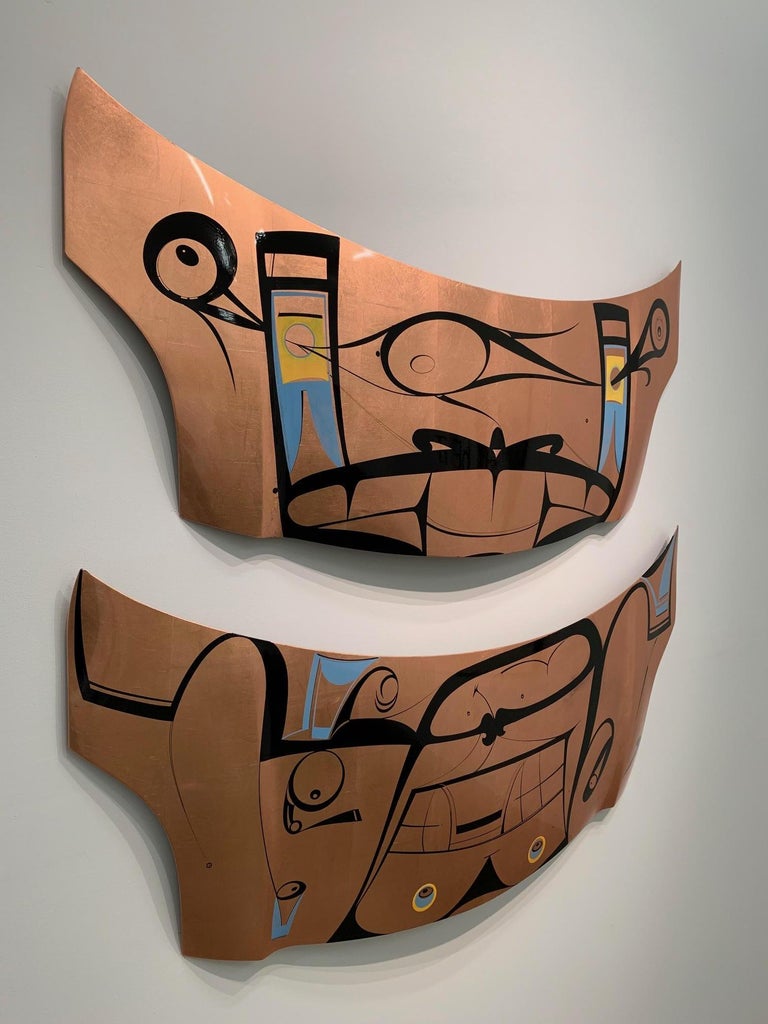 Michael Nicoll Yahgulanaas - Bifurcation Hood Two, Contemporary ...