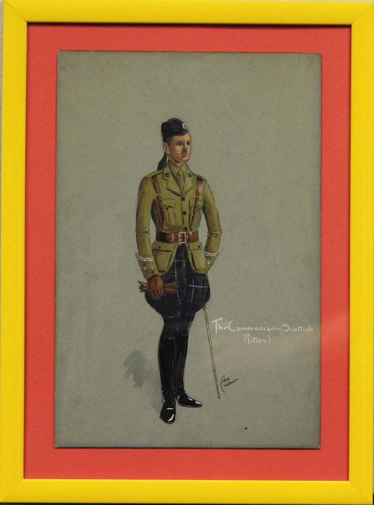 Jack Challenor - The Cameronians (Scottish Rifles) For Sale at 1stDibs