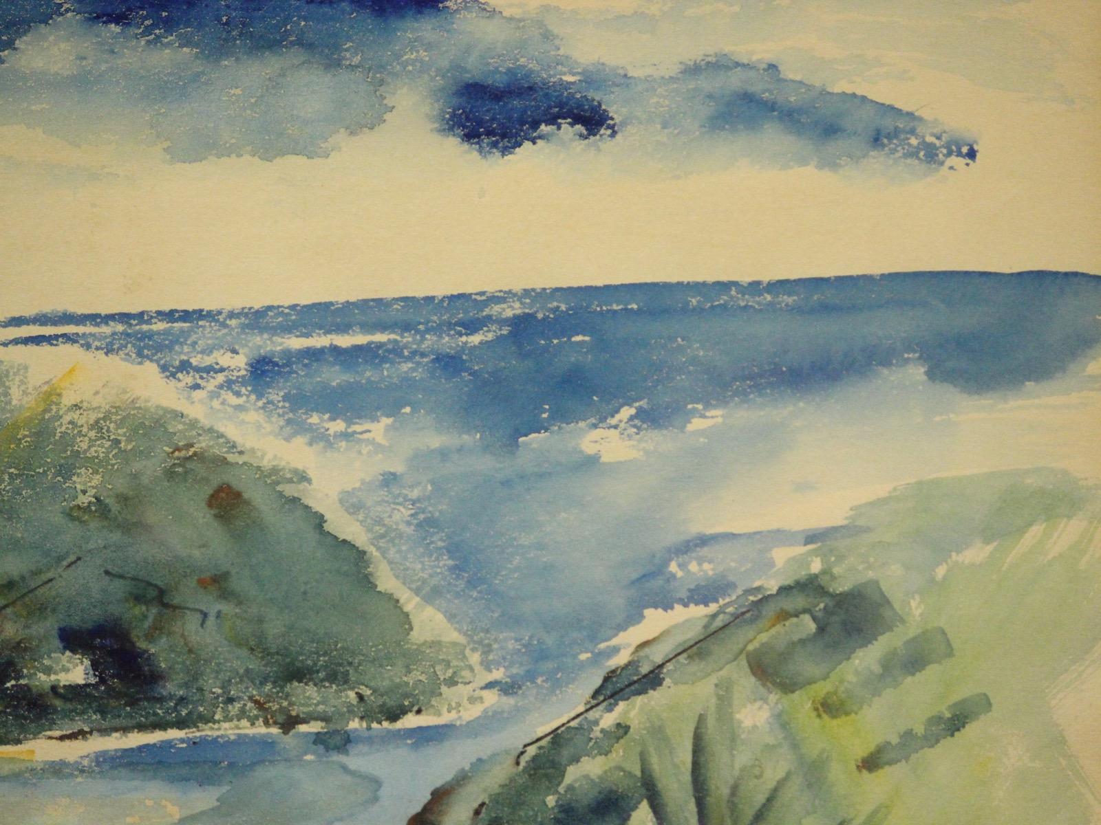 Alfred Birdsey - Bermuda Cove Watercolour By Alfred Birdsey (1912-1996 ...