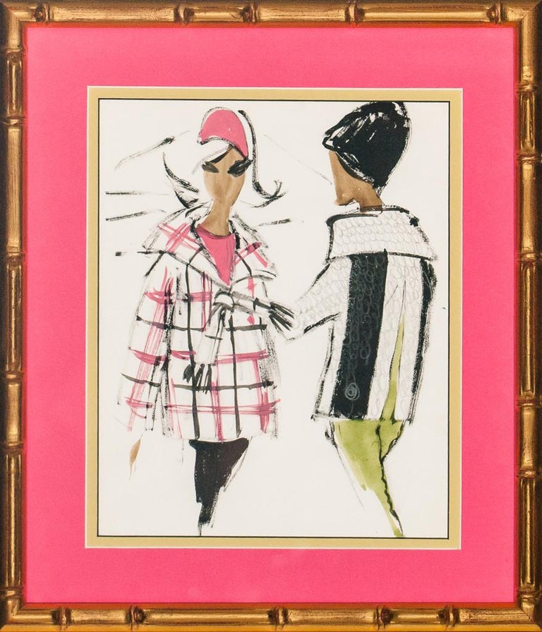 Paco Rabanne - "Paco Rabanne Models" Original Artwork For Sale at 1stDibs