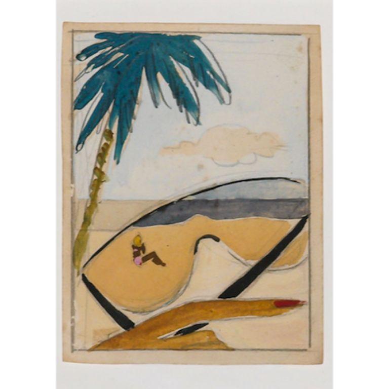 Reynaldo Luza - Original Gouache Artwork for Town and Country Magazine ...