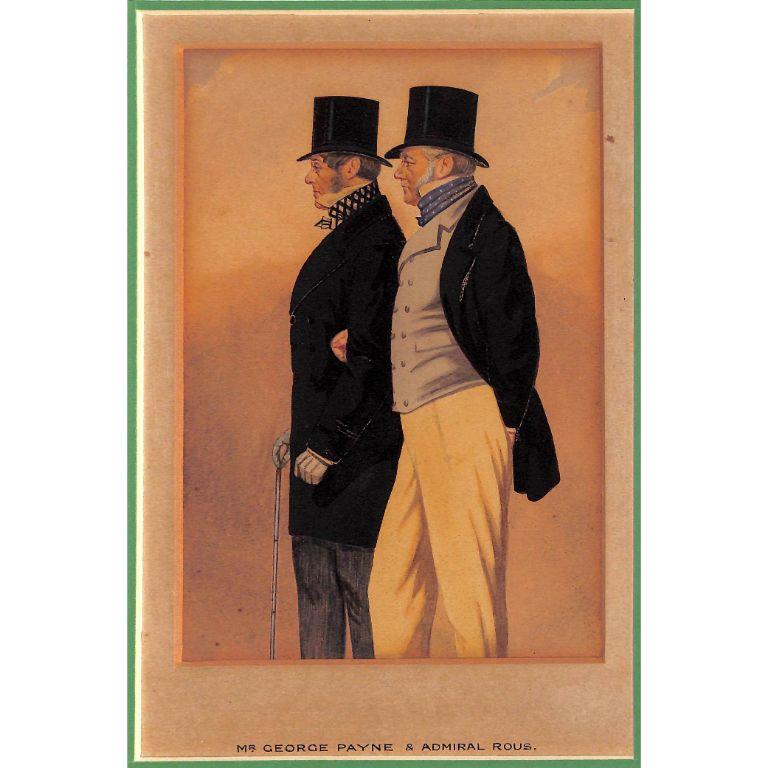 Richard Deighton - Mr. George Payne and Admiral Rous For Sale at 1stDibs