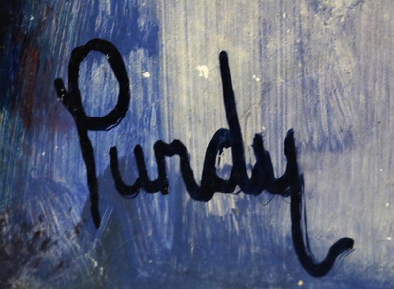 Donald Purdy - "Work of Art" Signed, Original Oil Painting on Masonite ...