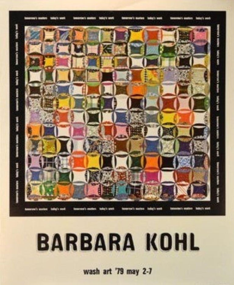 Barbara Kohl - Wash. Art ’79, May 2nd-7th-Event Poster For Sale at 1stDibs