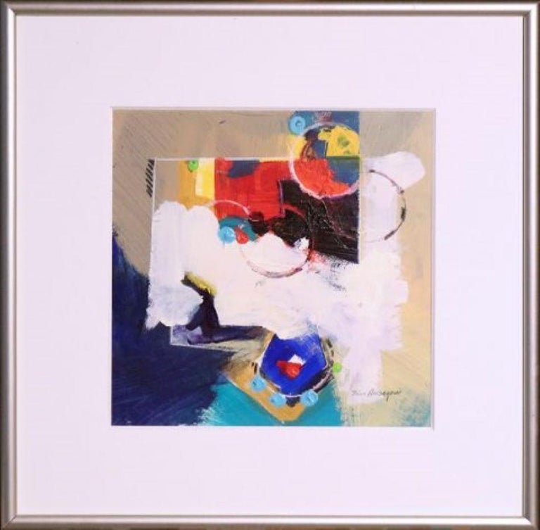 Tom Anderson - "Untitled" Framed, Original Oil on Canvas-Signed by ...