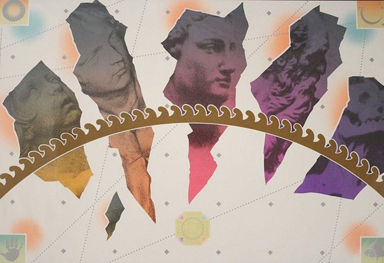 Michael Manwaring - (Title Unknown) Multicolor Poster For Sale at 1stDibs