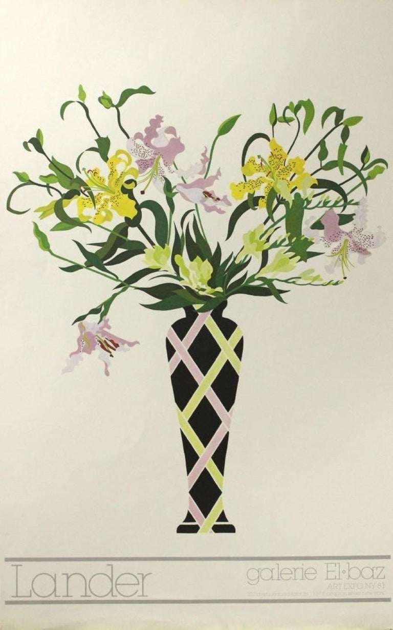 John Lander - Affiche-Galerie El, Baz-Art Expo NY 81 en vente sur 1stDibs
