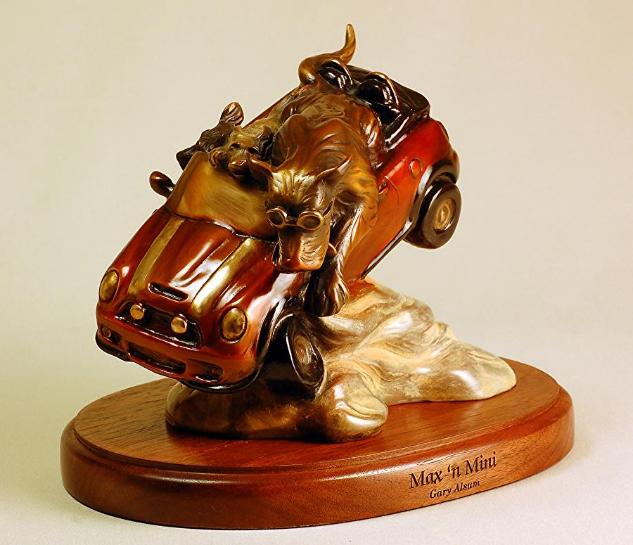 Mike Casper - Mike Casper Wings Of Autumn Bronze Duck Sculpture Signed ...