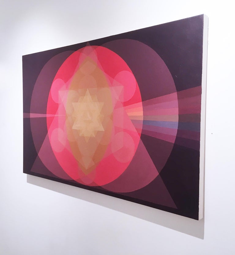 Elizabeth Traina - Sovereign Portal, 2020, pink, purple, sacred ...