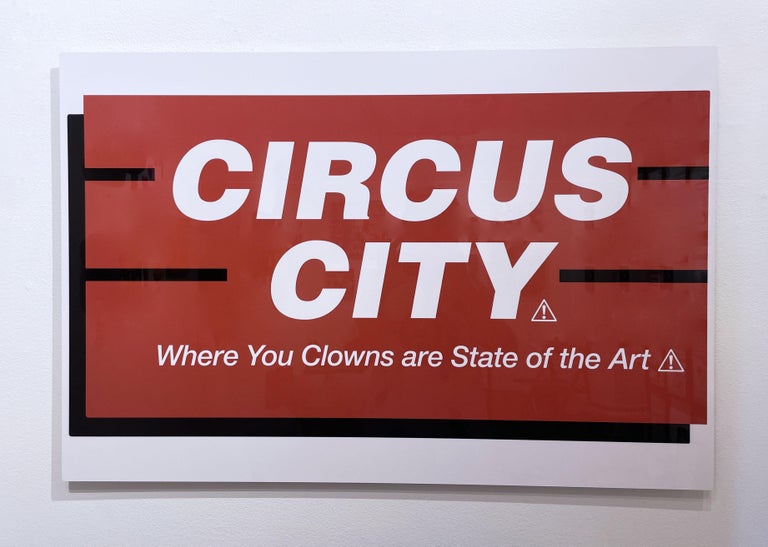 Kid Hazo - Circus City (2022) by Kid Hazo, sign art, graphic street art ...