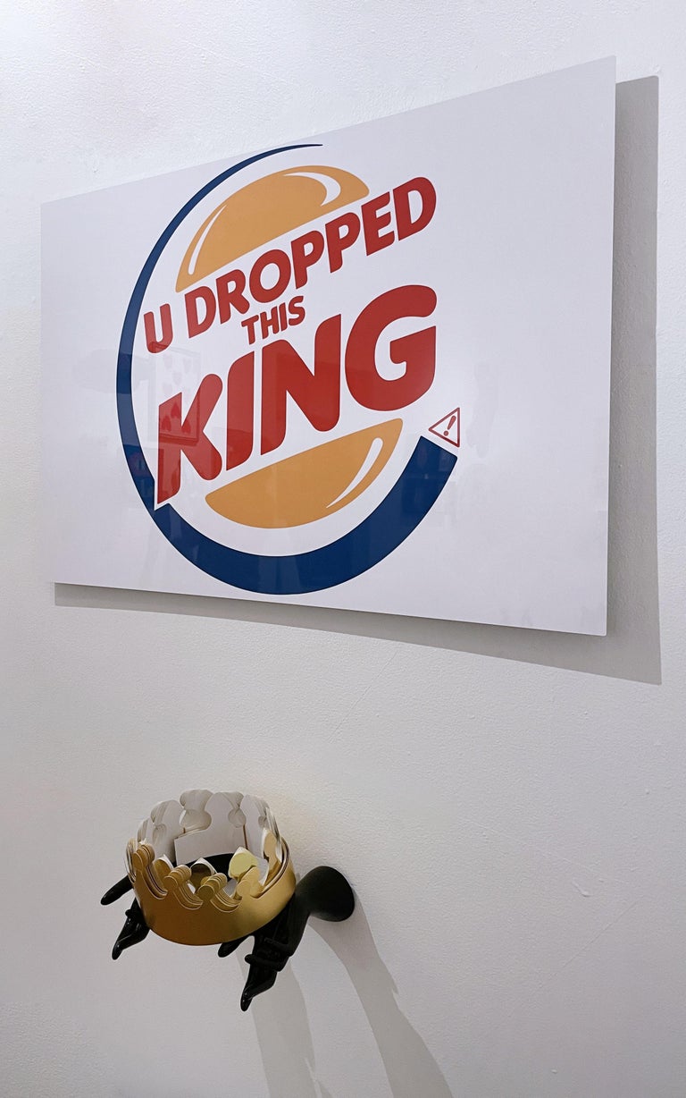 Kid Hazo - U Dropped This King (2022) by Kid Hazo, installation sign ...