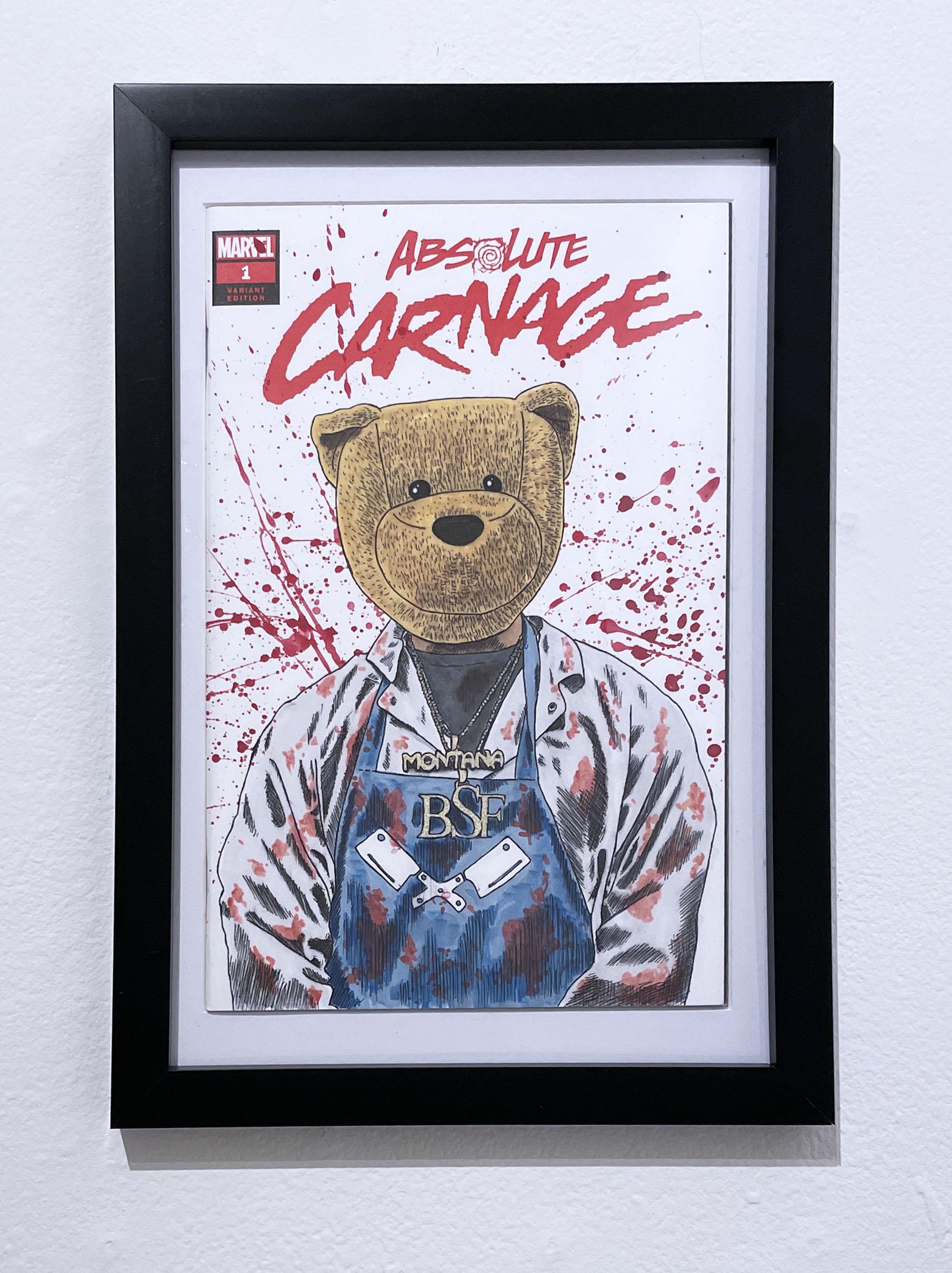 Sean 9 Lugo - Absolute Carnage (2021) by S9L, comic book portrait of ...