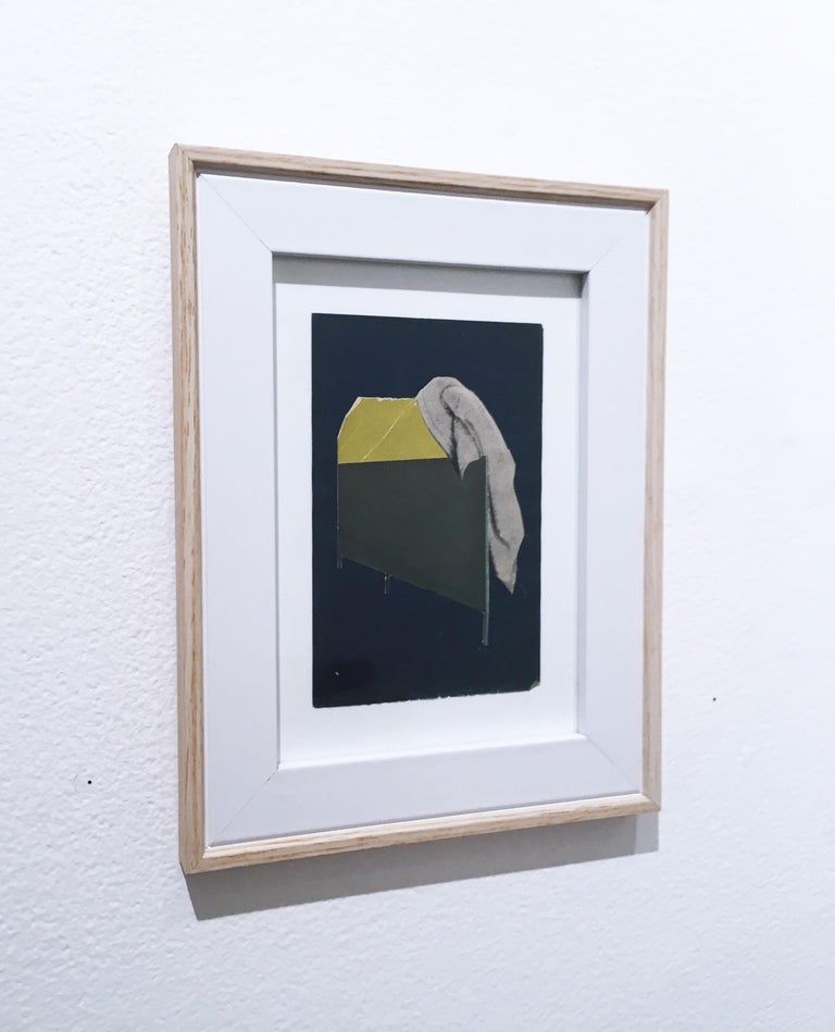 Kirkland Bray - Hitting The Showers, Collage on found paper, framed For ...