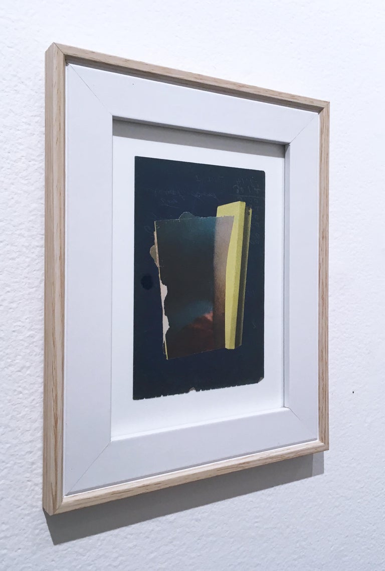 Kirkland Bray - Line Up, Collage on found paper, framed For Sale at 1stDibs