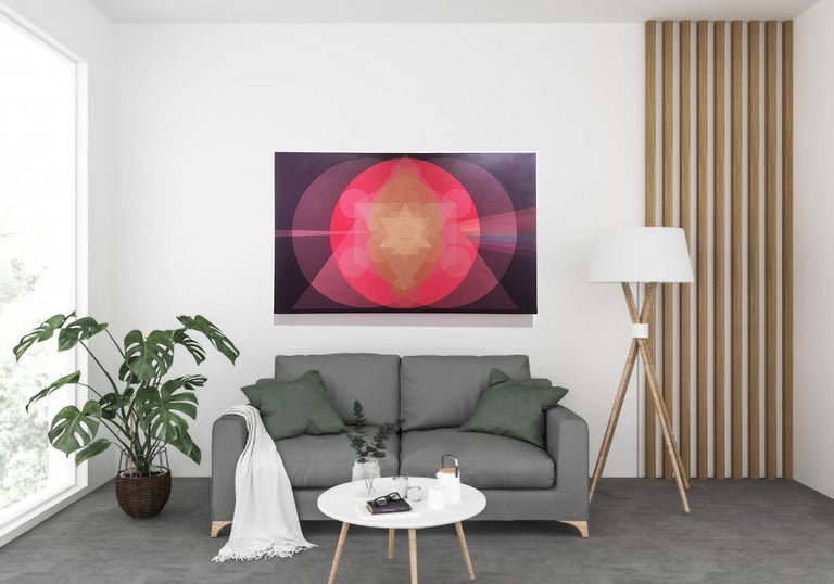 Elizabeth Traina - Sovereign Portal, 2020, pink, purple, sacred ...