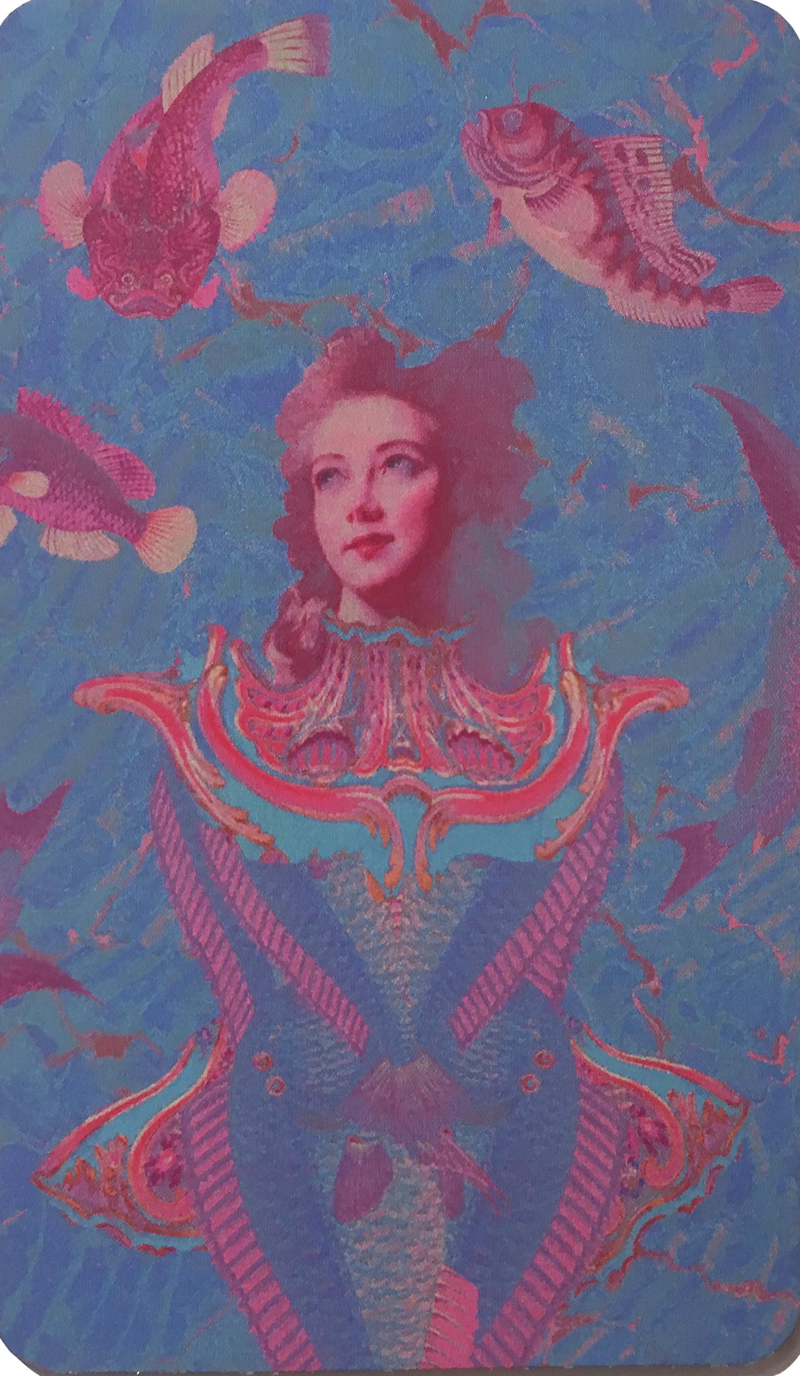 Deming King Harriman - Pisces, 2018, digital collage print, figurative ...