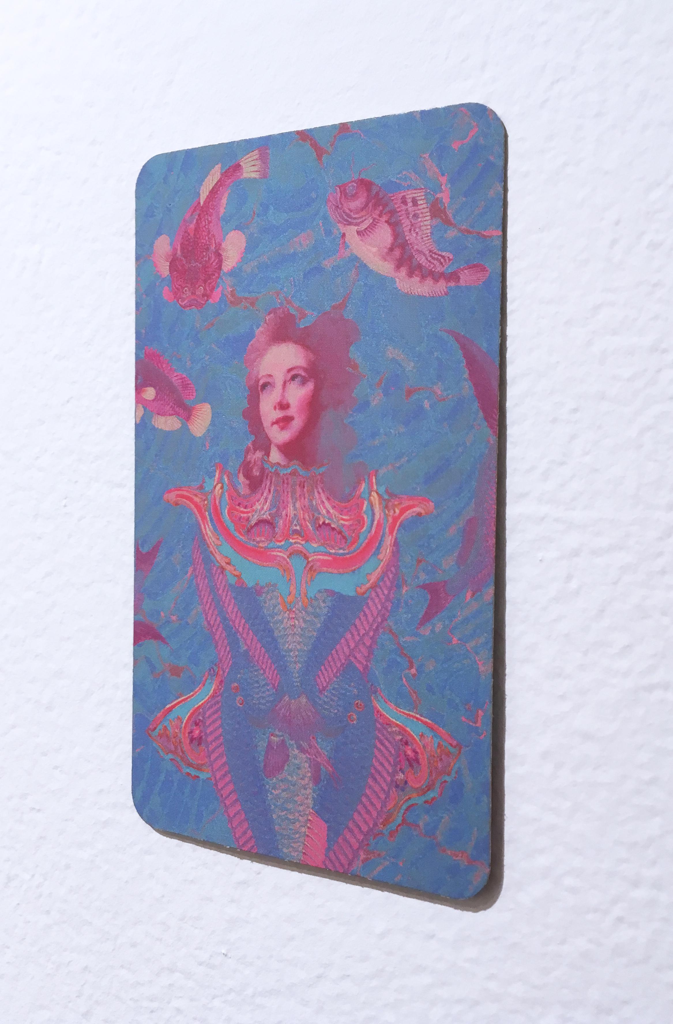 Deming King Harriman - Pisces, 2018, digital collage print, figurative ...