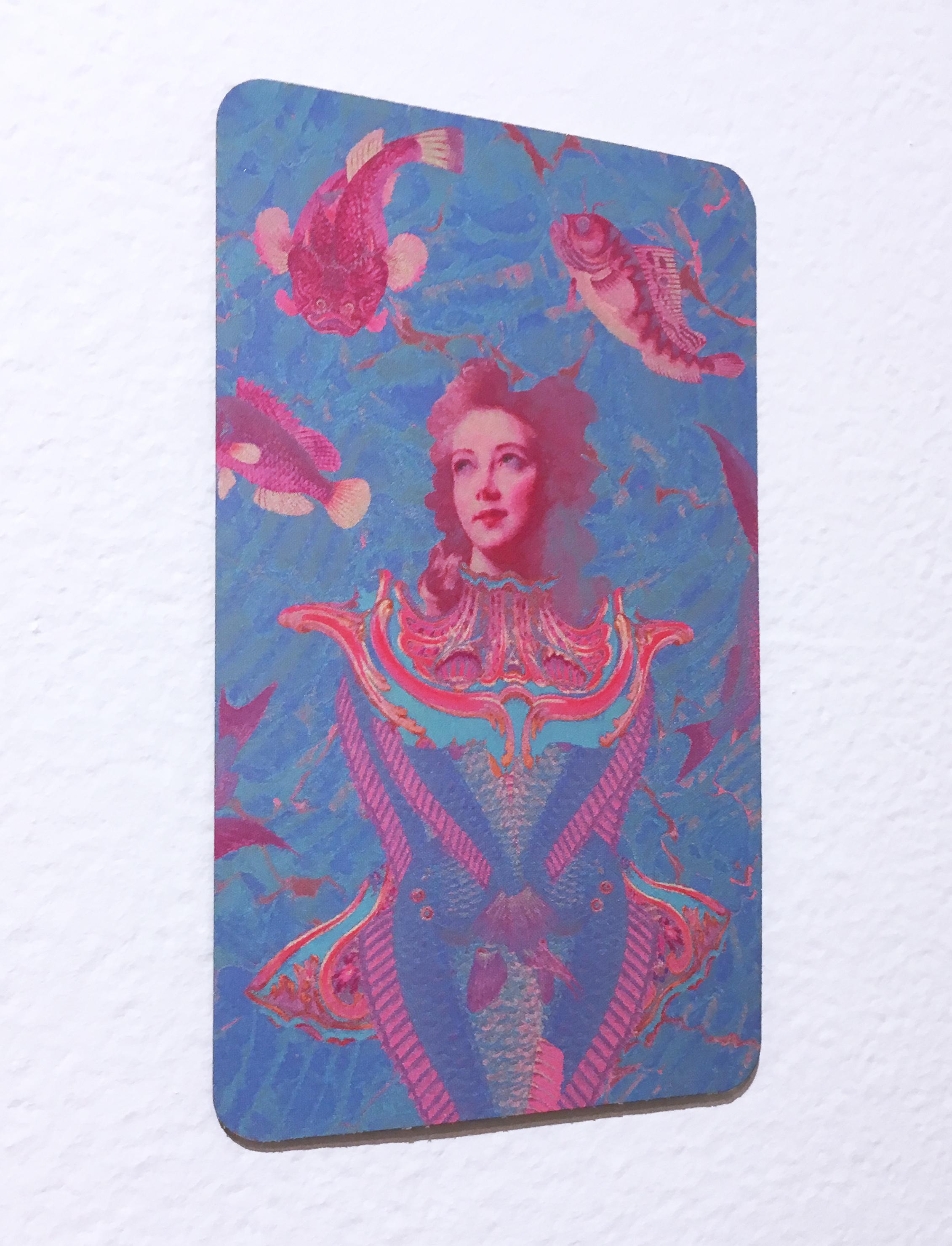 Deming King Harriman - Pisces, 2018, digital collage print, figurative ...