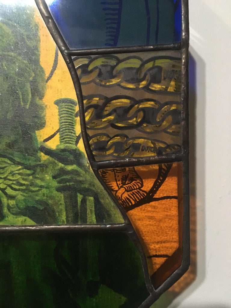 TF Dutchman - Earth People, 2020, stained glass, acrylic, canvas ...