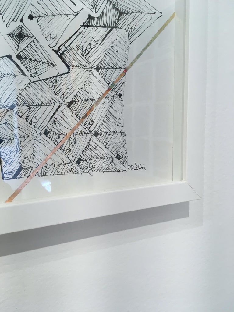 Clarence Rich - Maelstrom Drawing 6, Black and White Ink on Paper ...